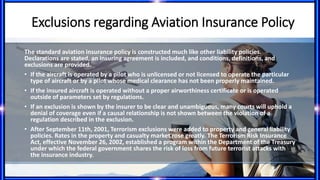 Aviation insurance powerpoint presentation Pakistan | PPT