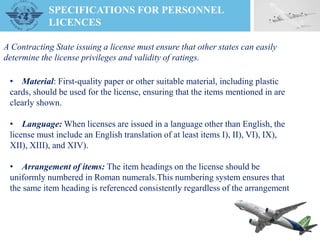 Annex 1 Personnel licensing | PPTX