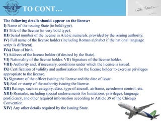 Annex 1 Personnel licensing | PPTX