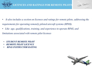 Annex 1 Personnel licensing | PPTX