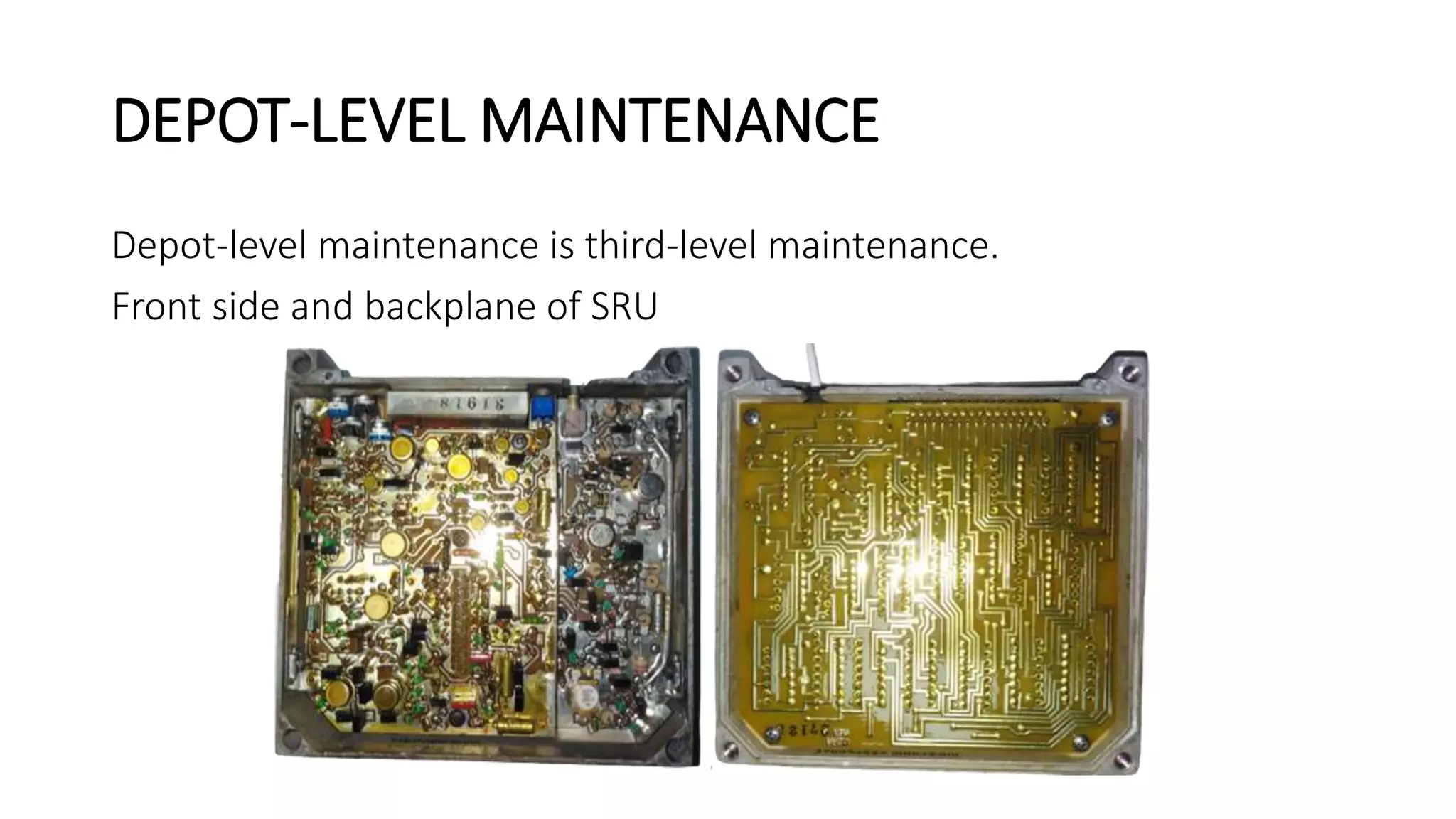 Aviation maintenance levels | PPTX