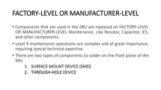 Aviation maintenance levels | PPTX