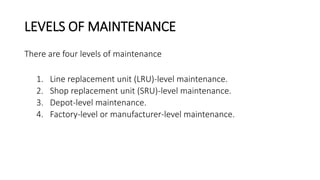 Aviation maintenance levels | PPT