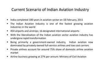 ppt on indian aviation | PPTX