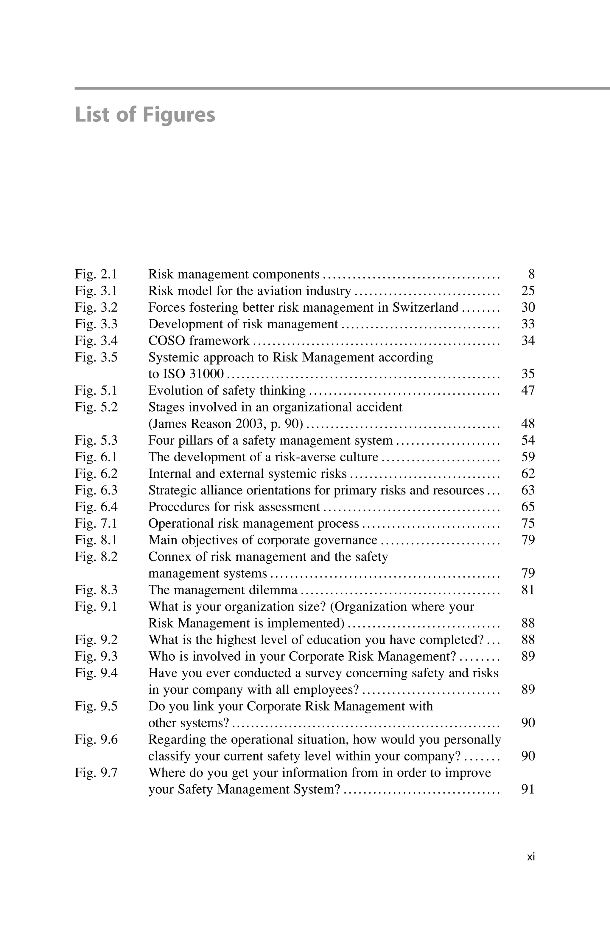 Aviation risk and safety management methods and applications in ...