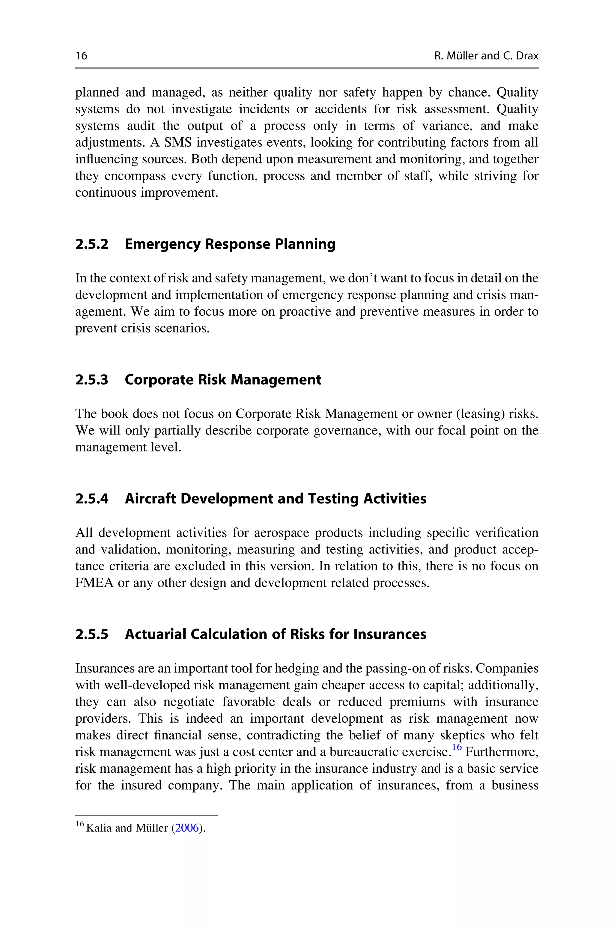 Aviation risk and safety management methods and applications in ...