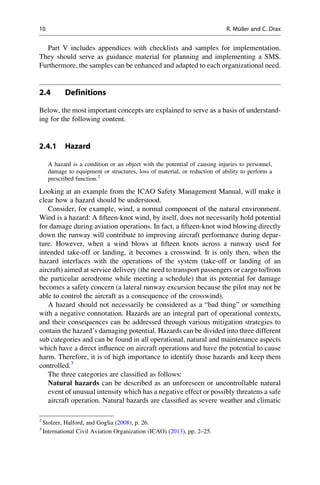 Aviation risk and safety management methods and applications in ...