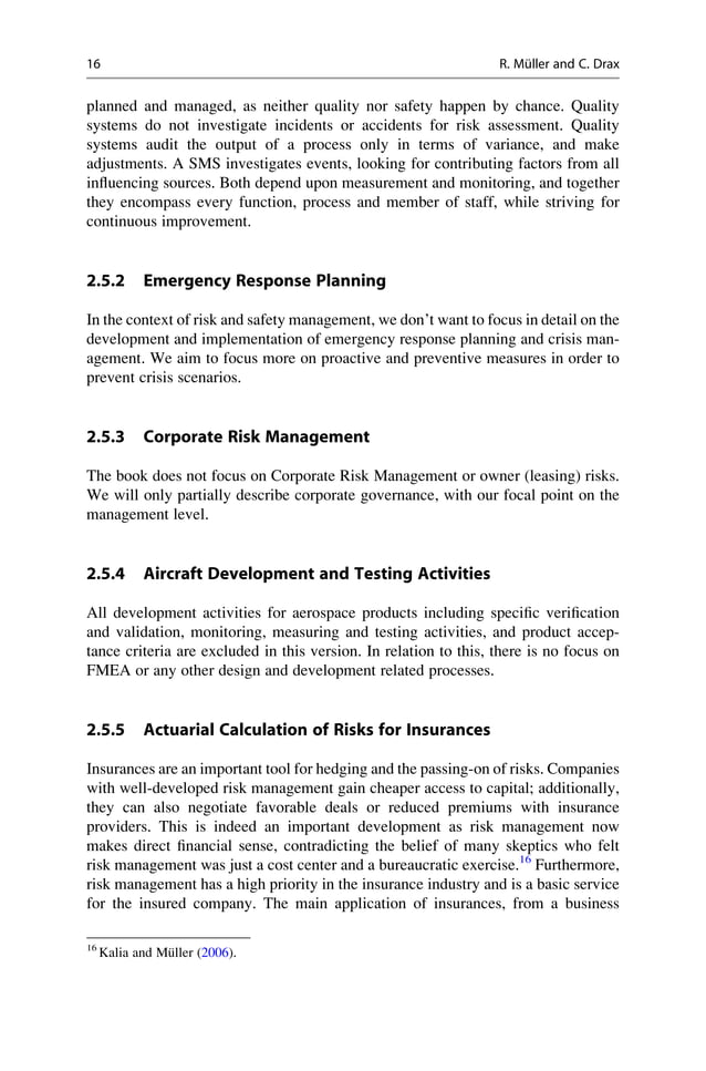 Aviation risk and safety management methods and applications in ...