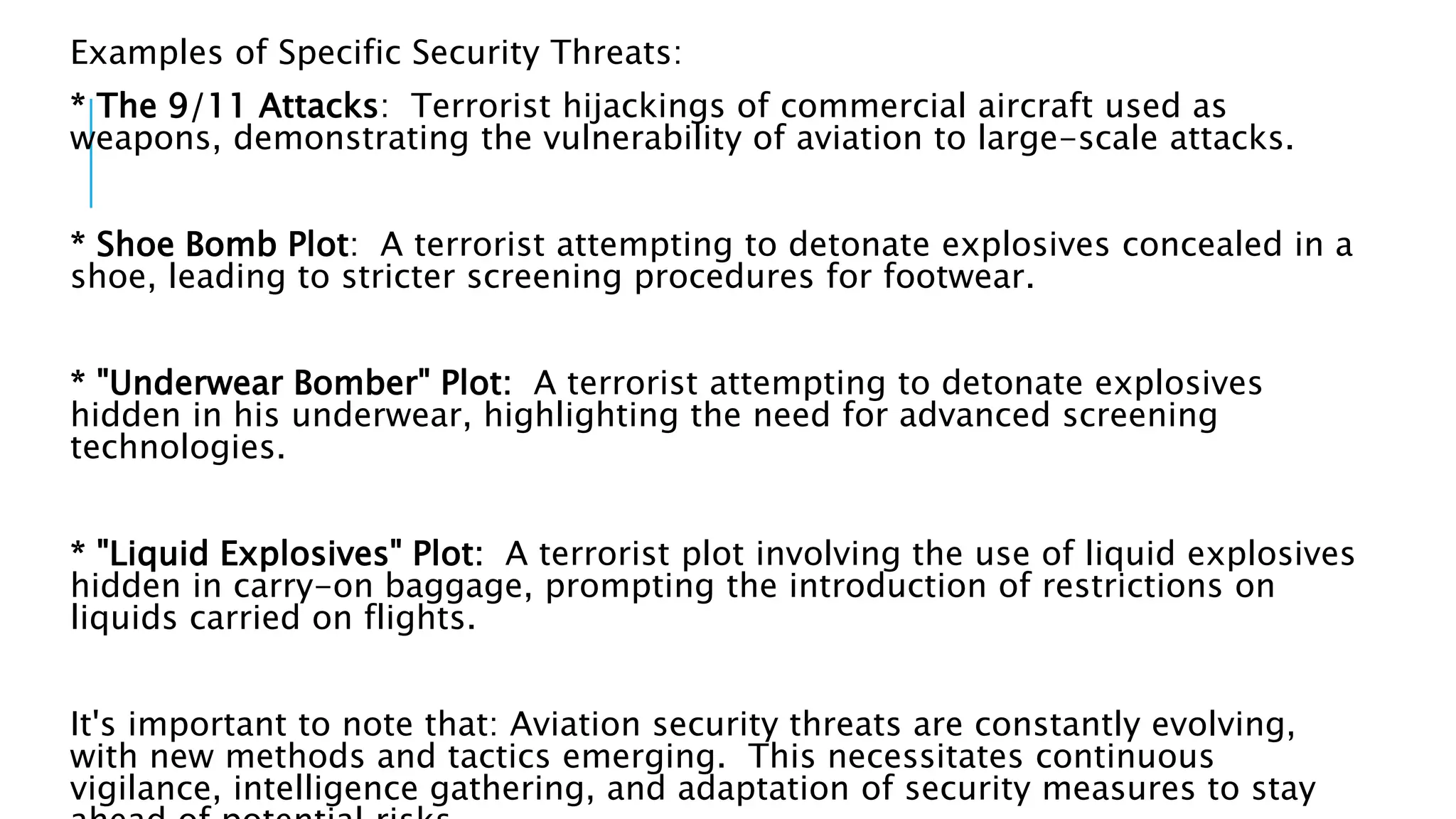 AVIATION SECURITY.pptx | security challenges in avation. | PPTX