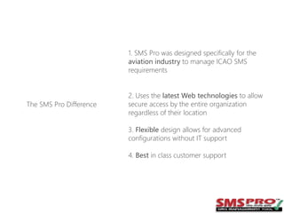 Aviation SMS Software for Airlines & Airports | PPTX