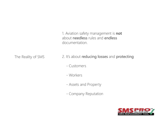 Aviation SMS Software for Airlines & Airports | PPT