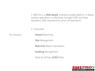 Aviation SMS Software for Airlines & Airports | PPTX