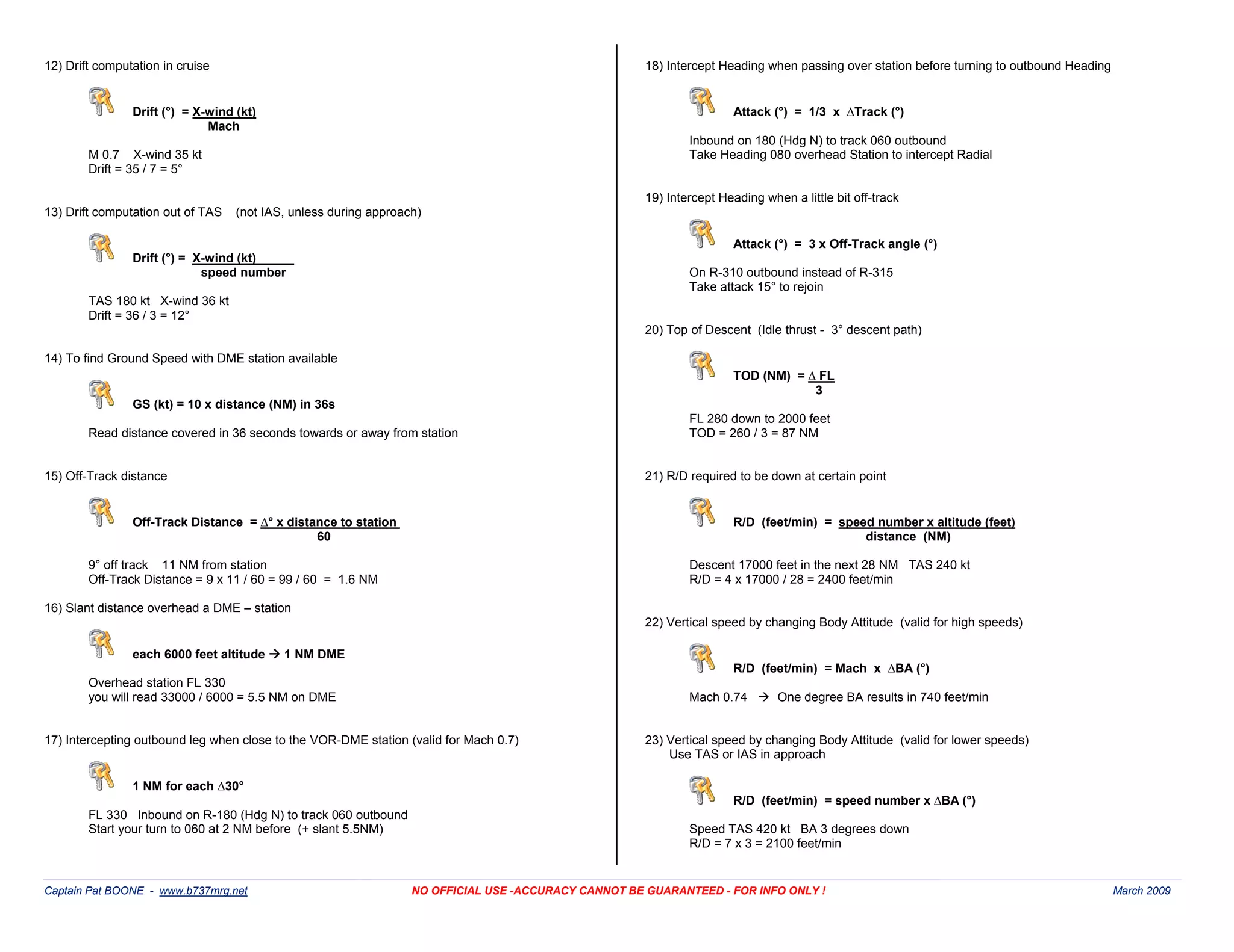 Aviation thumb rules | PDF