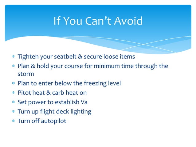 Aviation Weather Theory Made Easy | PPTX