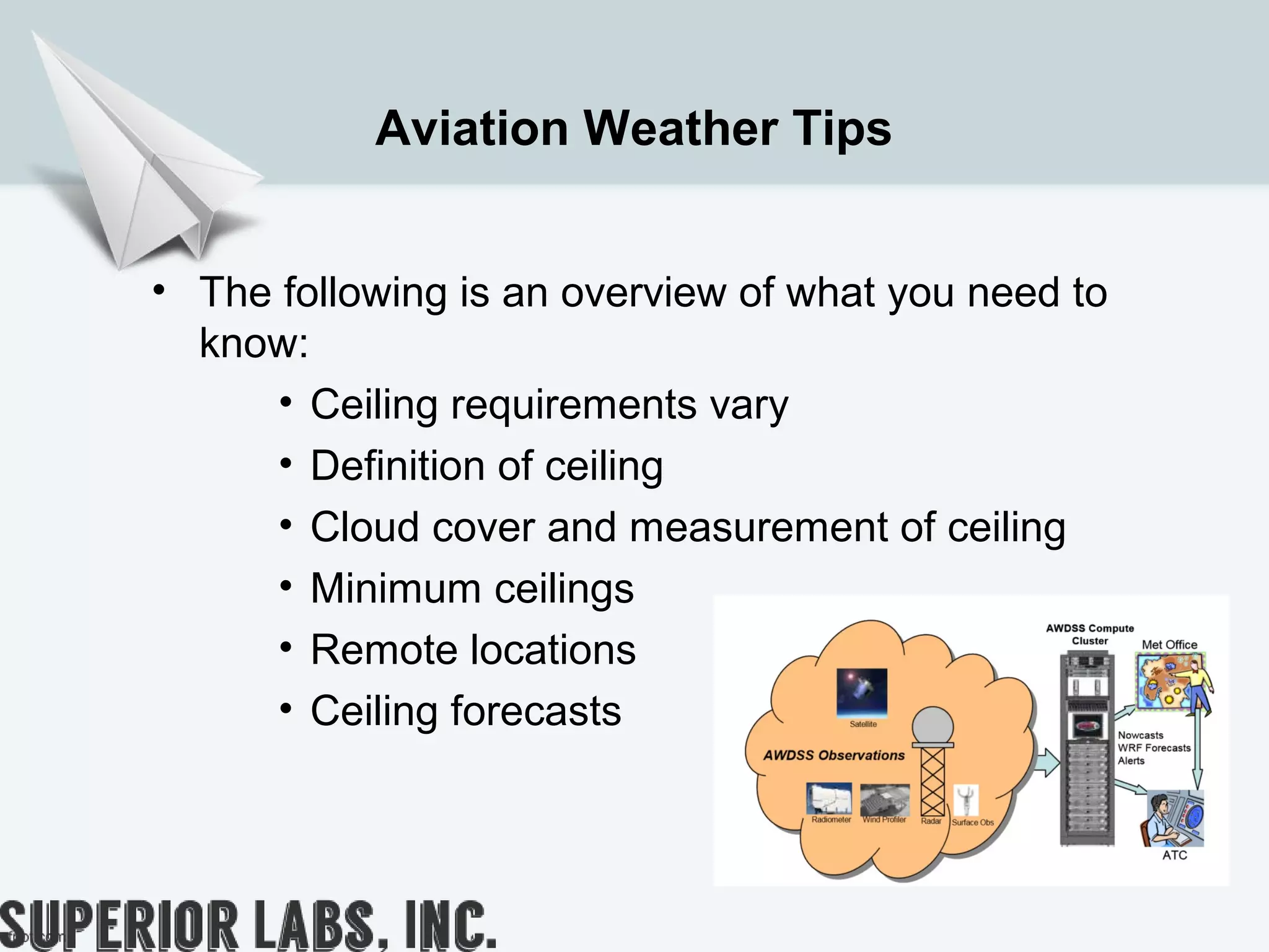 Aviation weather tips | PPT