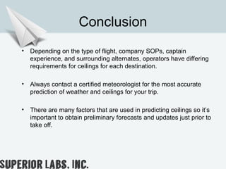 Aviation weather tips | PPT