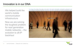 Aviat Networks Corporate Presentation | PDF