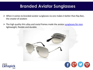 Aviator Sunglasses | PPT