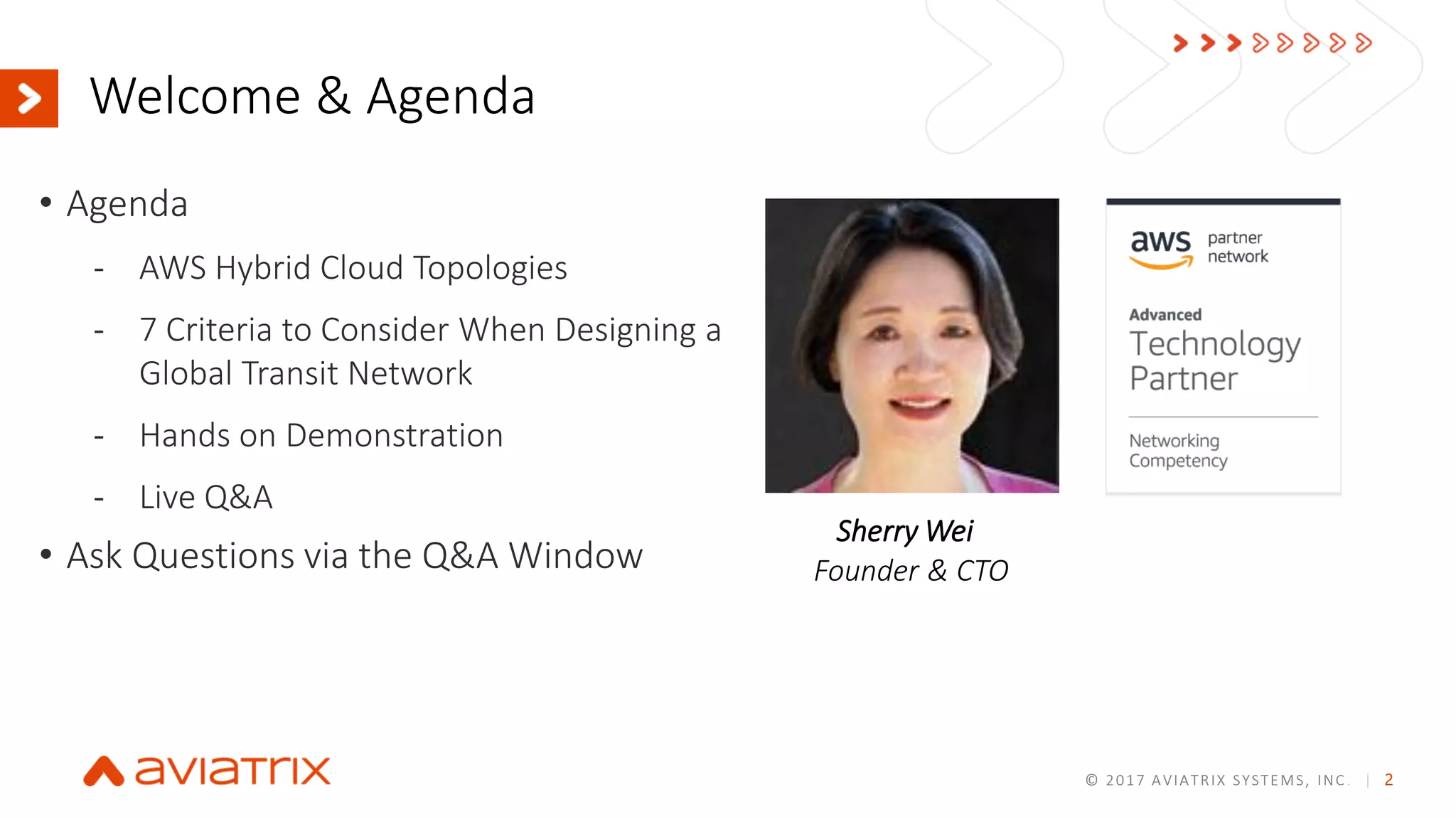 Seven Criteria for Building an AWS Global Transit Network | PPT