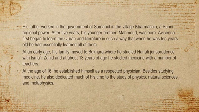 Avicenna (Ibn e Sina) | PPTX