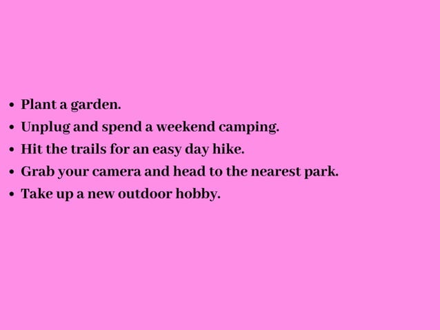 Avi Chiat: Fun Ways to Enjoy the Outdoors | PPT