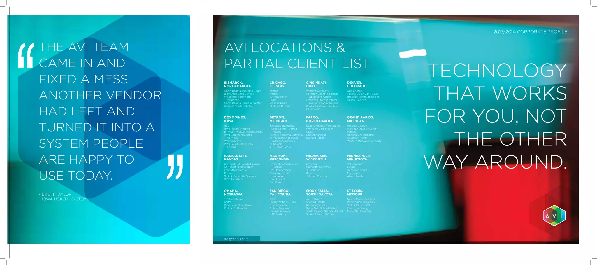 Avi corporate brochure | PDF