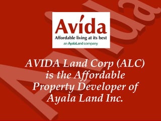 Avida Bacolod Product Presentation | Avida Village North Point | PPT