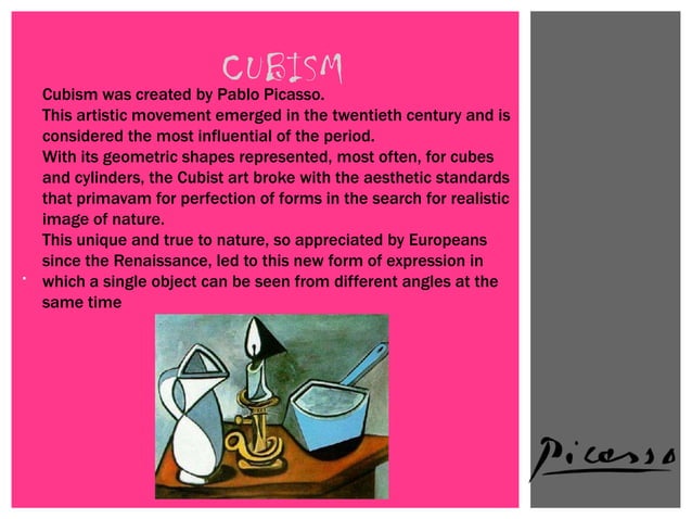 Pablo Picasso and cubism | PPTX