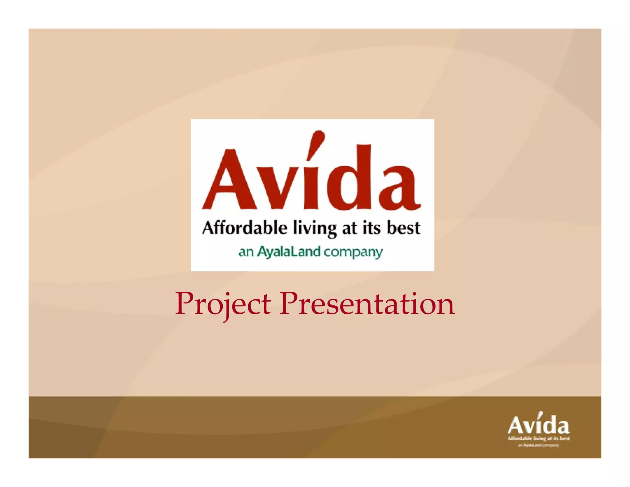 Avida Tower Asten Presentation Kit | PPT