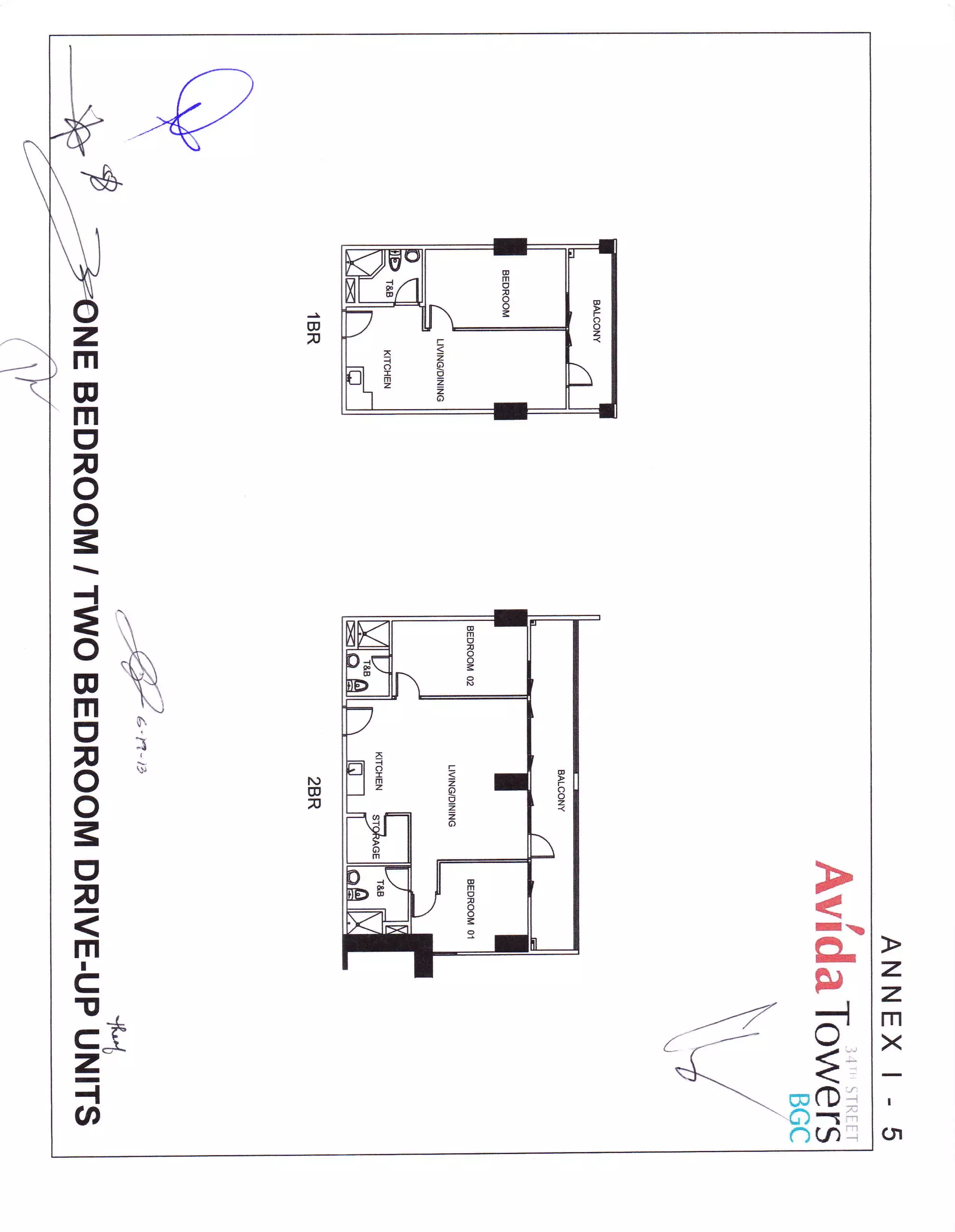 Avida Tower C34th Updated Layouts.clear | PDF