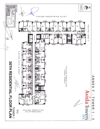Avida Tower C34th Updated Layouts.clear | PDF