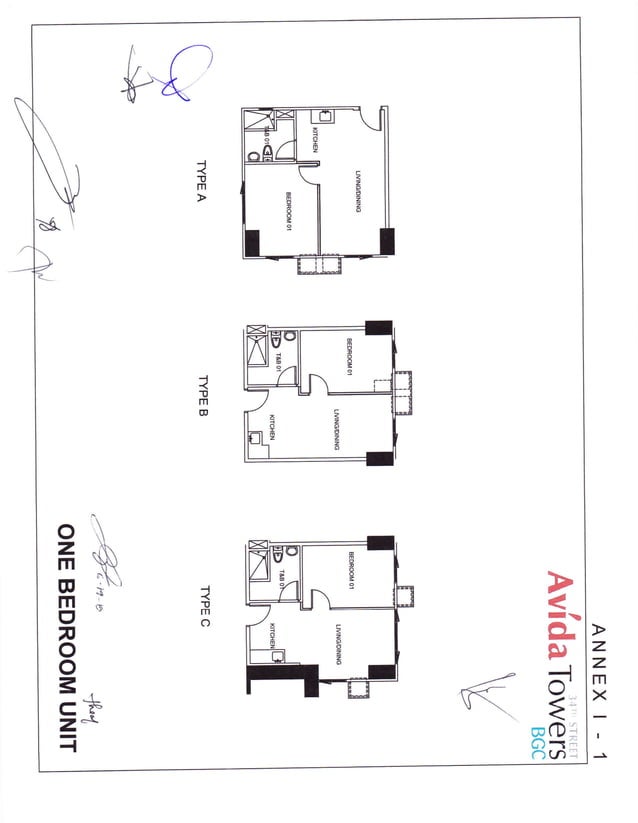 Avida Tower C34th Updated Layouts.clear | PDF