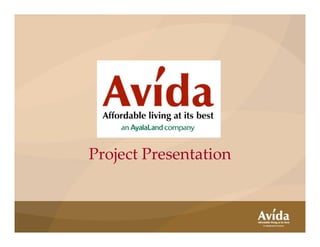 Avida Towers Asten Presentation kit | PDF