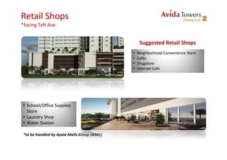 Avida Towers Prime Taft Presentation | PDF