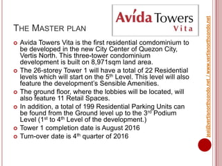 Avida towers vita vertis north | PPTX