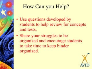 Avid Back To School | PPT | Homework and Study | Education