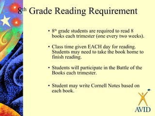 Avid Back To School | PPT | Homework and Study | Education