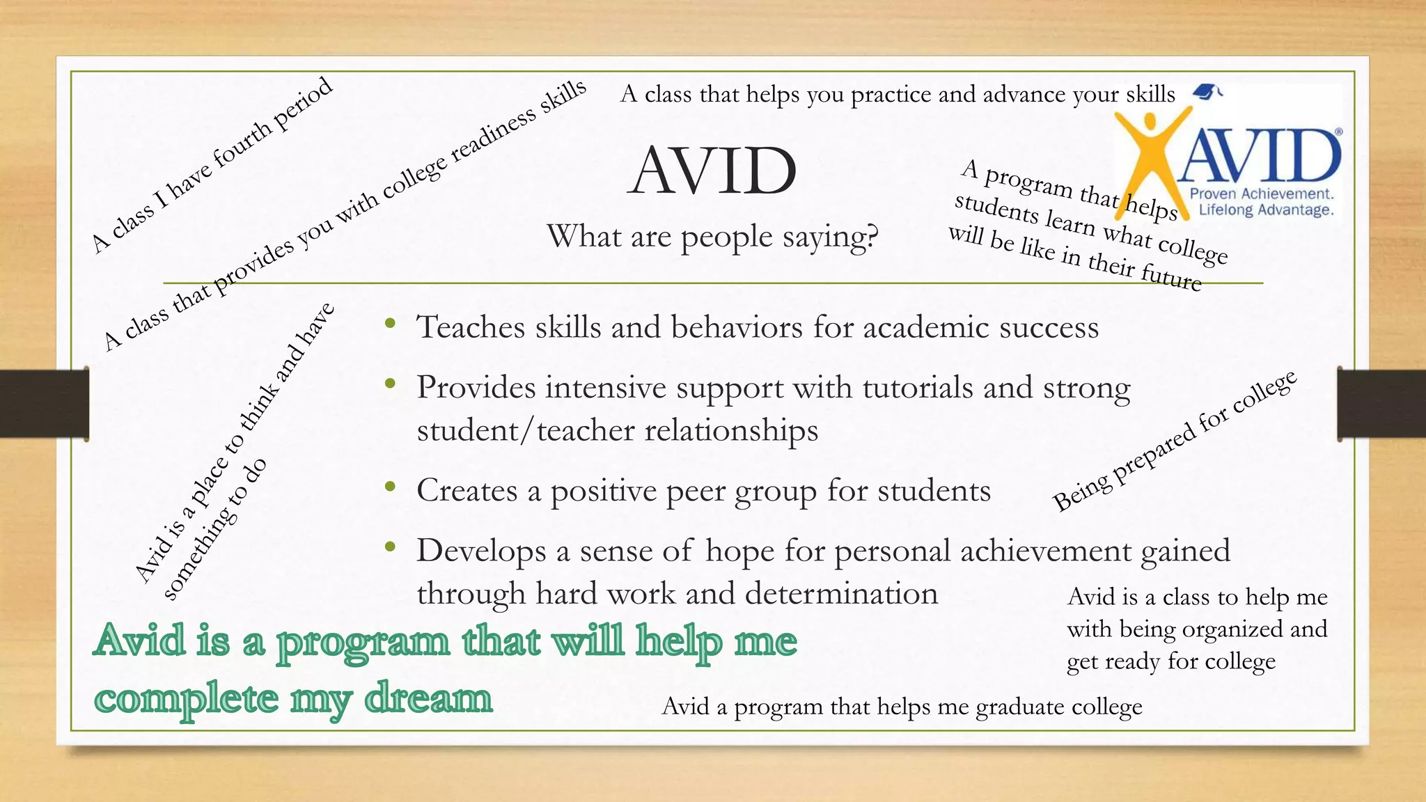 Avid board presentation 20015 16 | PPT
