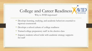 Avid board presentation 20015 16 | PPTX