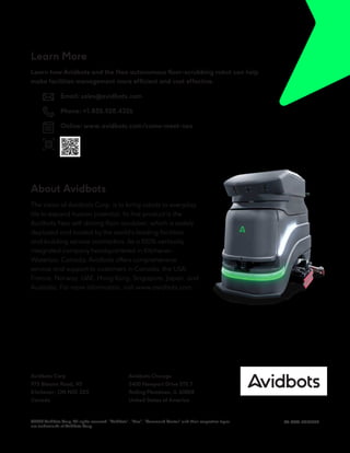 Avidbots/CVG Case Study | PDF