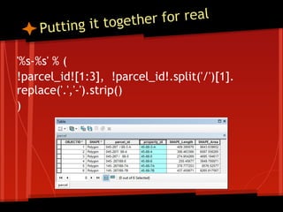 Avidgeo String Manipulation : Getting Started with Python and ArcGIS | PPT