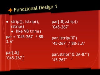 Avidgeo String Manipulation : Getting Started with Python and ArcGIS | PPT