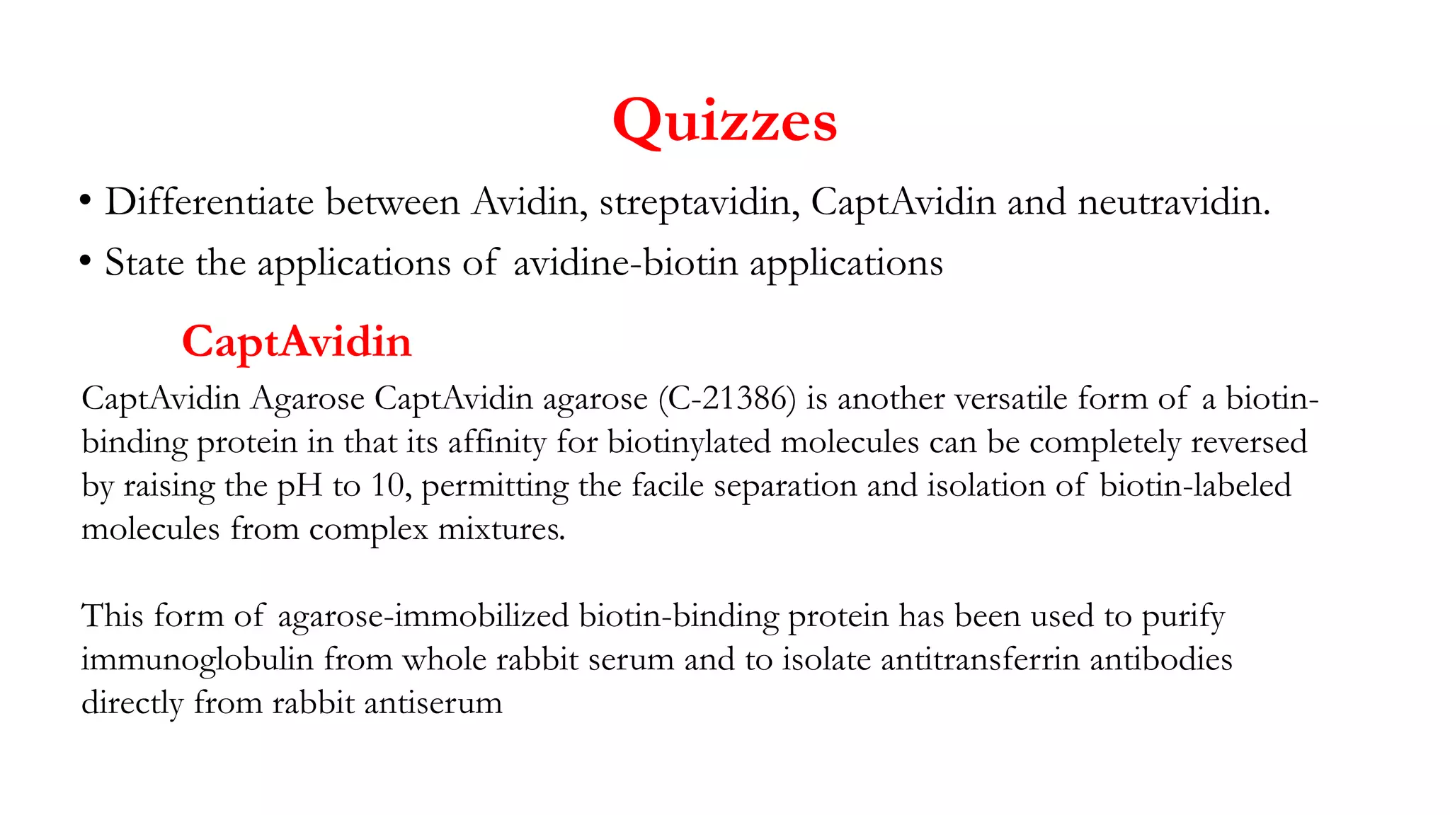Avidin biotin interaction | PPTX