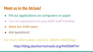 Avid parent presentation | PDF | Professional School | Postgraduate Education