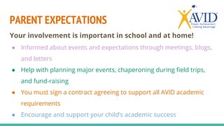 Avid parent presentation | PDF | Professional School | Postgraduate Education