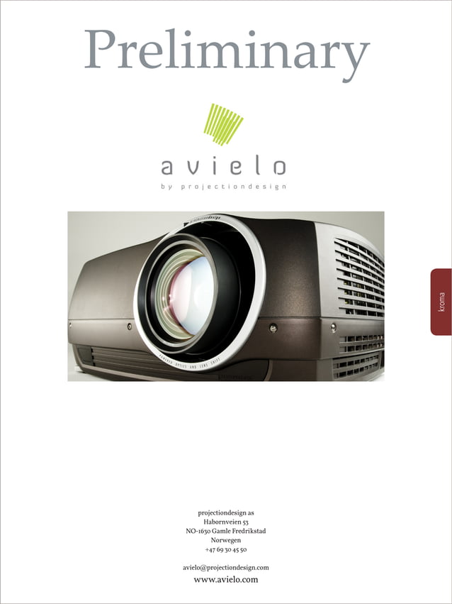PROJECTION DESIGN | PDF