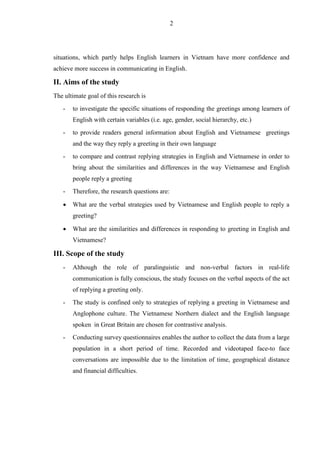 A Vietnamese-English cross-cultural study on the use of responding to ...