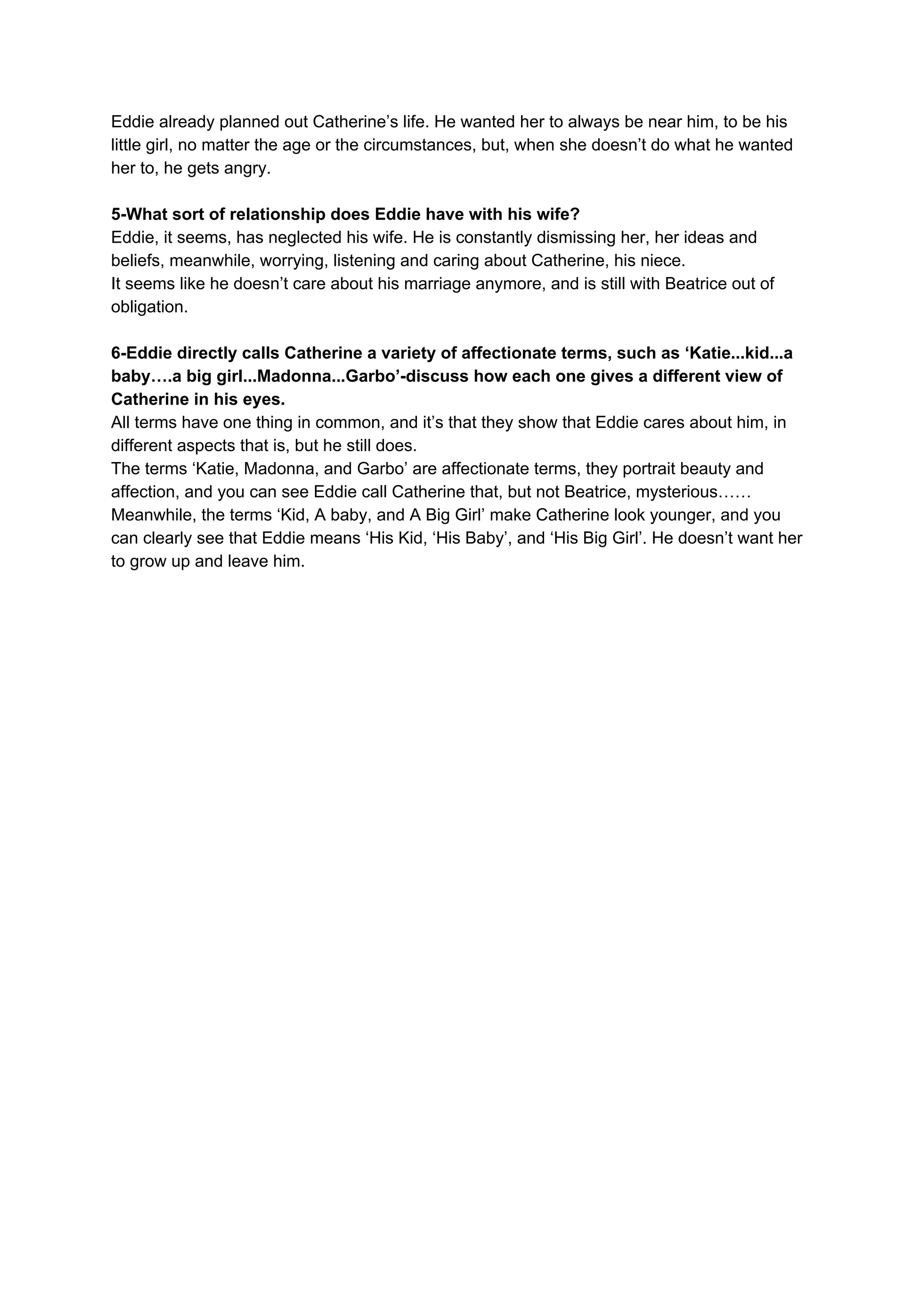 A View From The Bridge | PDF