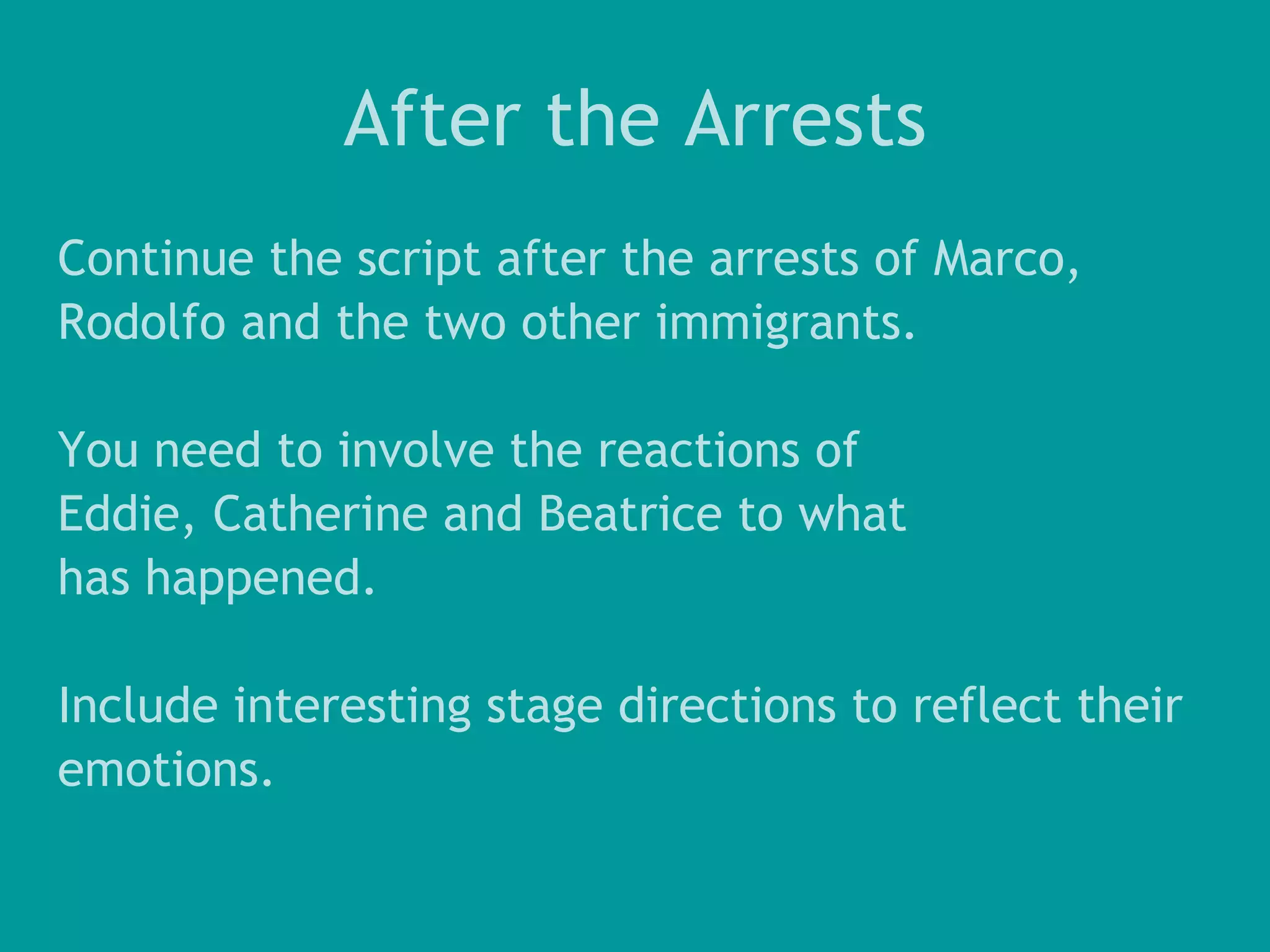 A view from the bridge | PPT