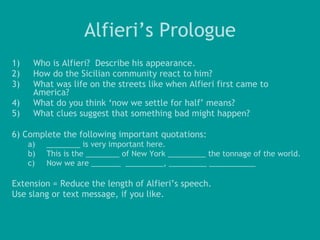 A view from the bridge | PPT